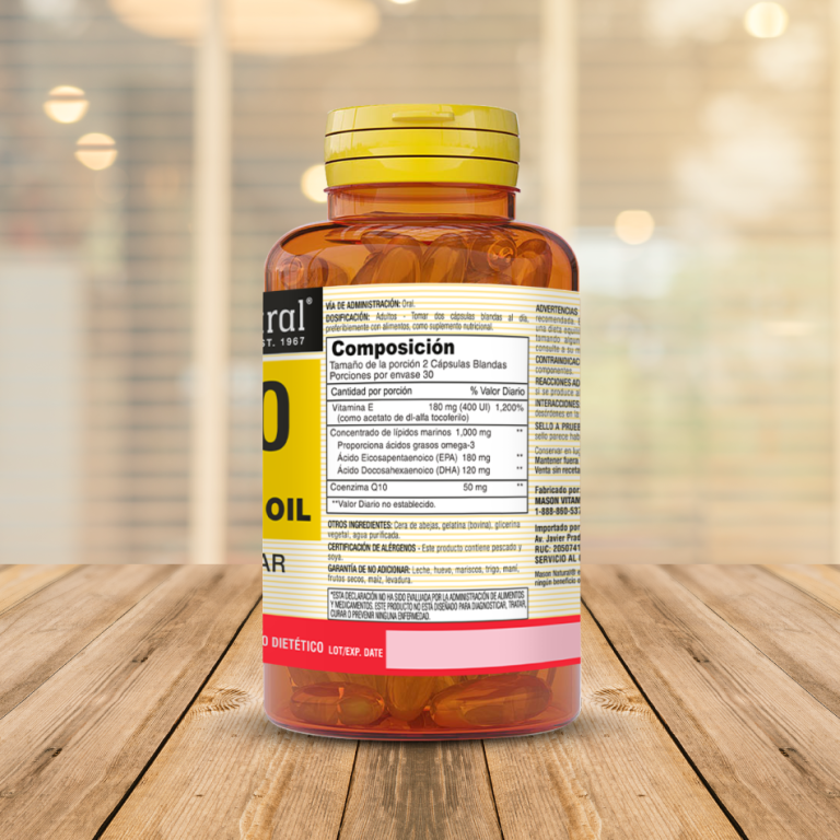 CoQ10 (Vitamina E & Omega 3 Fish Oil)