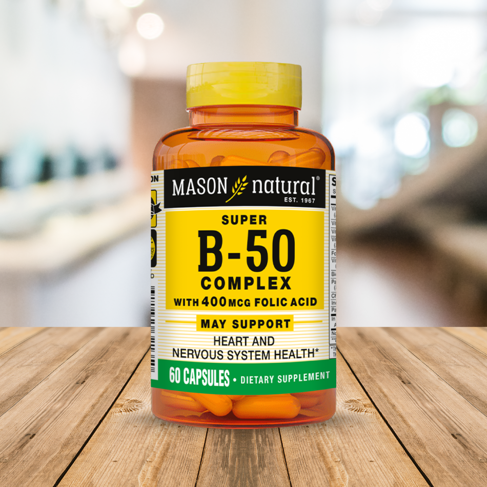 Complejo Súper B-50 con Ácido Fólico