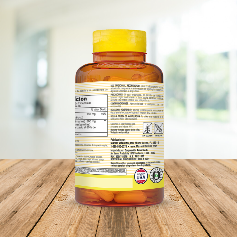 Silimarina (Milk Thistle) (60 CAP)