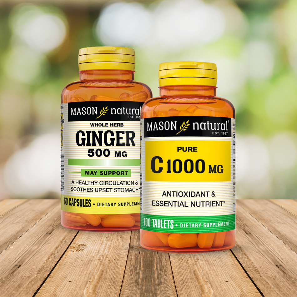 Pack Vitamin C (100 TAB) + Ginger 500 MG (60 CAP)