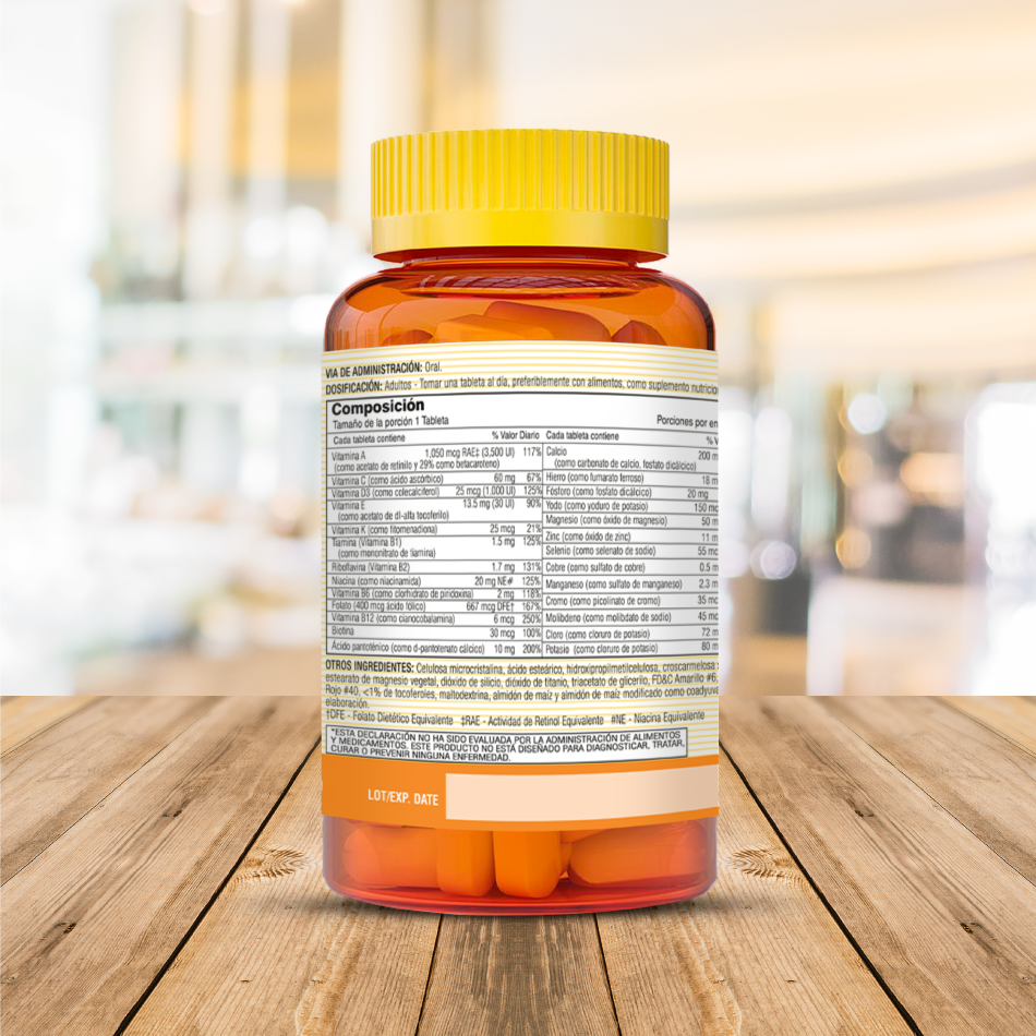 Multivitamínico Vitatrum & Multimineral (130 TAB)