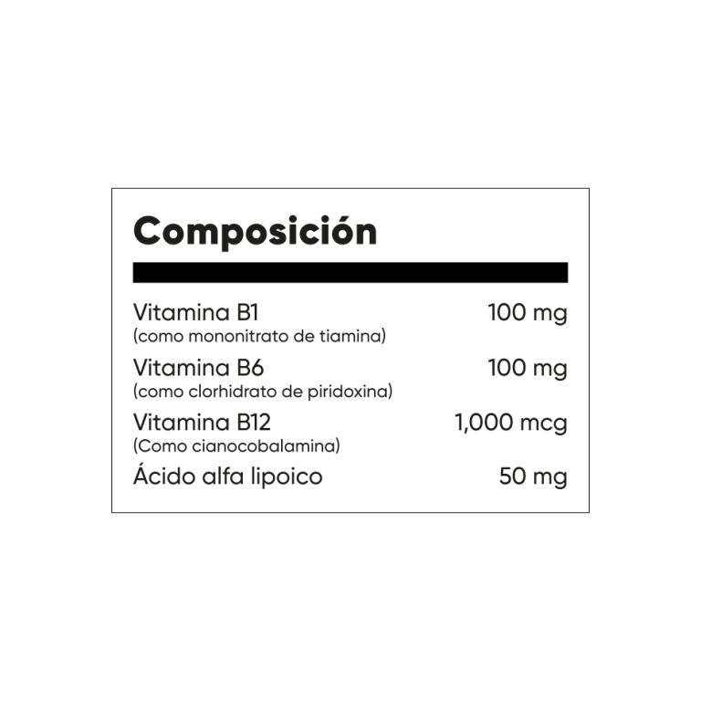 Neuro Complex con Ácido Alfa Lipoico (60 TAB)